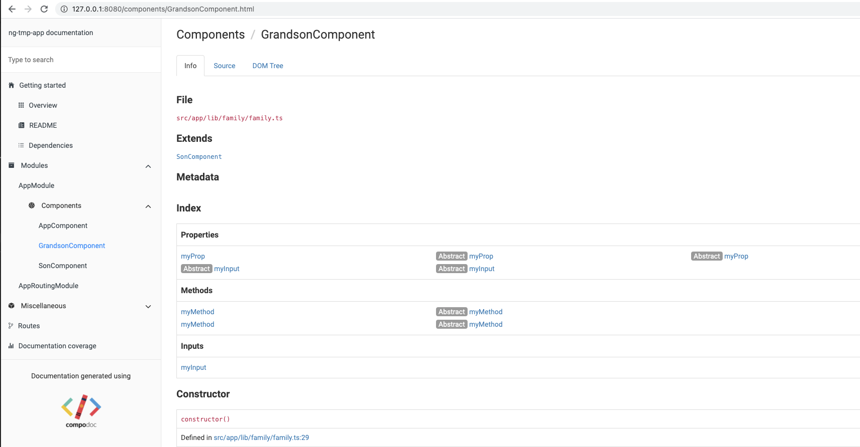 [BUG] Properties and methods are being duplicate through inheritance · Issue #1034 · compodoc ...