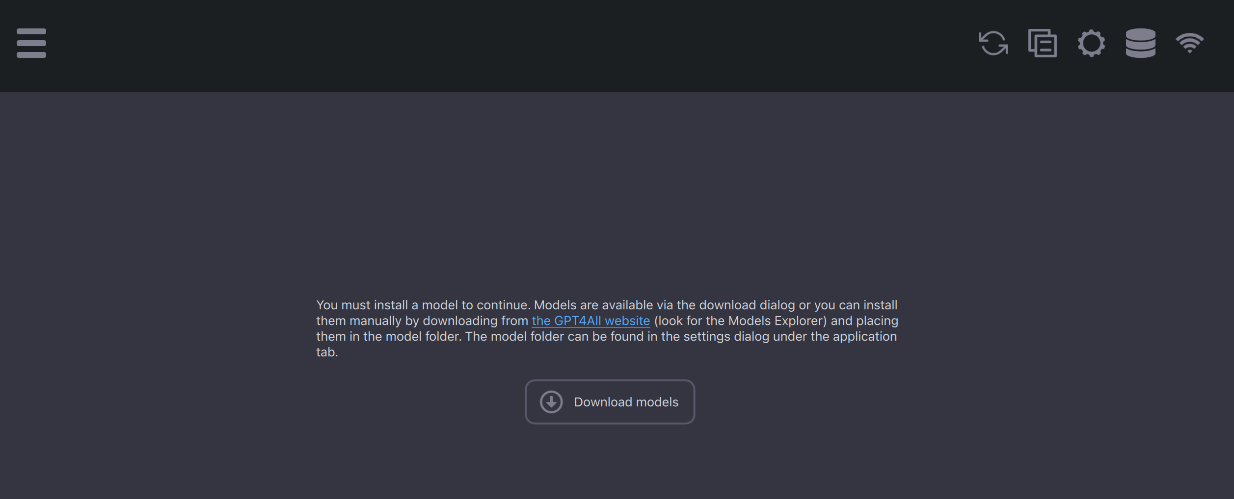 GPT4All application needs to be relaunched to recognize the new model on OS X · Issue #1440 ...