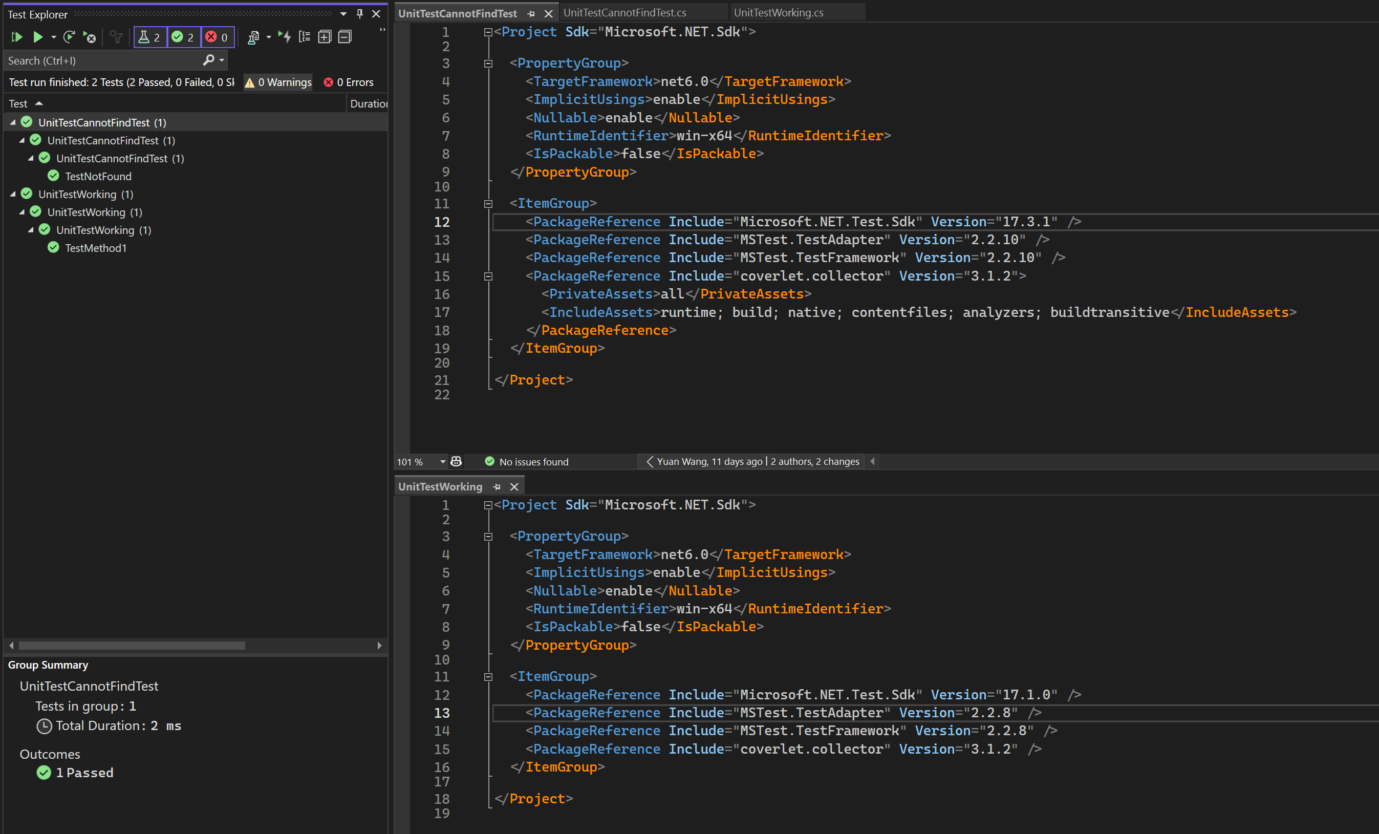 MSTest.TestAdapter > 2.2.8 "MSTestAdapter failed to discover tests in ...