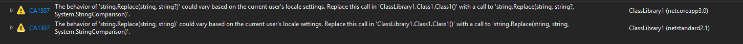 CA1307 Incorrectly reports string.Replace(string,string) on platforms ...