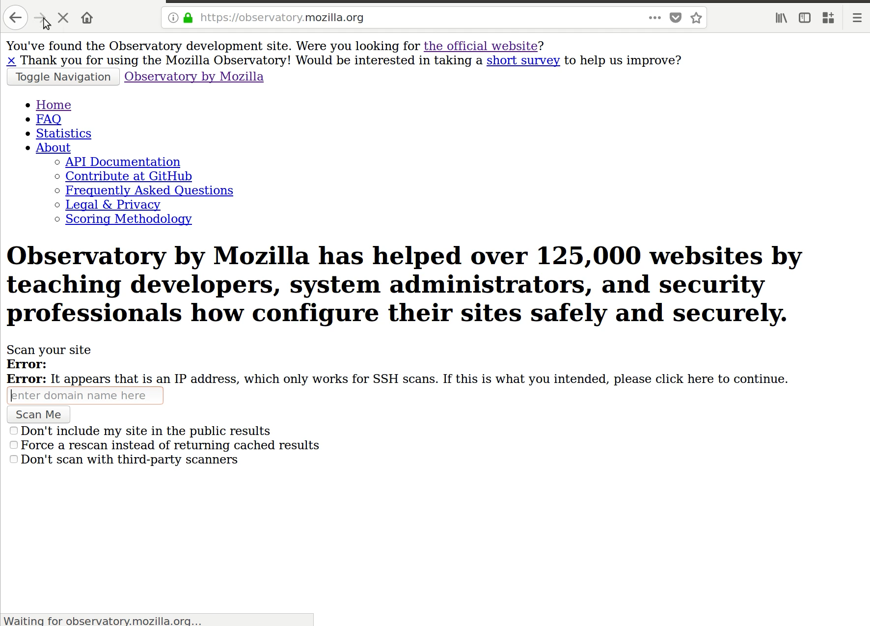Page rendered before CSS is available · Issue #145 · mozilla/http-observatory-website · GitHub