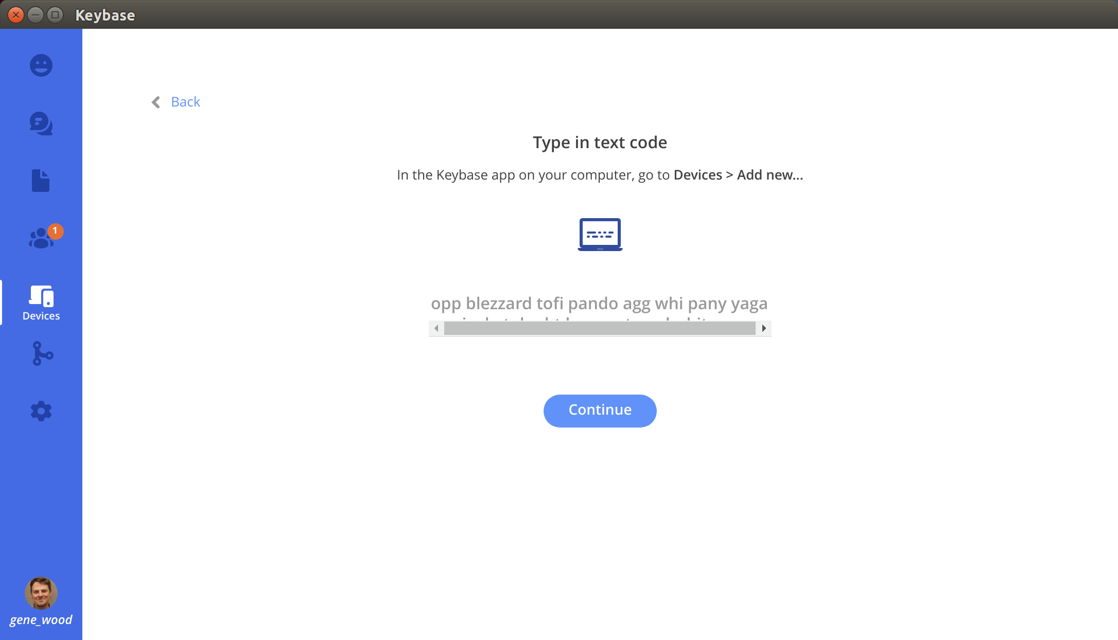 Fixing the "add new device" flow · Issue #12763 · keybase/client · GitHub
