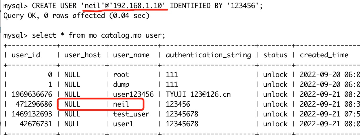 [Bug]: username@hostname can't transfor username and hostname · Issue #5179 · matrixorigin ...