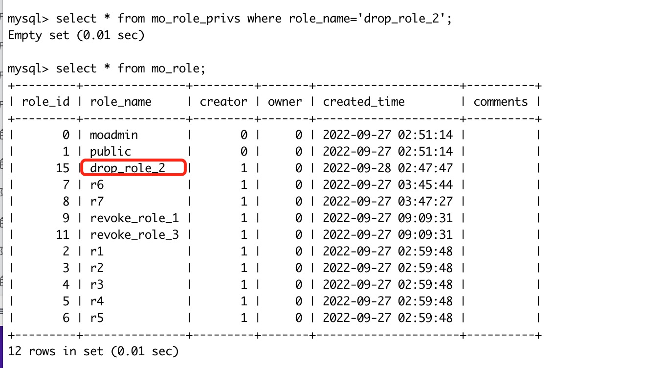 [Bug]:drop role which grant role to role , mo_role table record not deleted · Issue #5301 ...