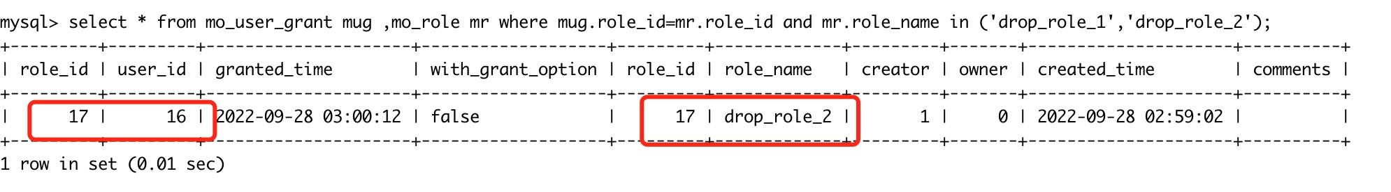 [Bug]:drop role which grant role to role , mo_role table record not deleted · Issue #5301 ...
