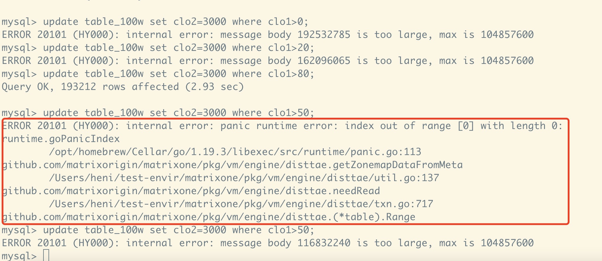 [Bug]: kill update and delete sql reported panic error · Issue #7615 · matrixorigin/matrixone ...
