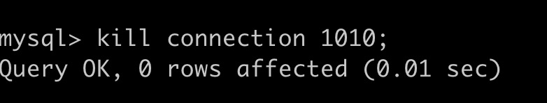 Bug Kill Connection Connectionid Mo Service Be Stoped · Issue 7876 · Matrixoriginmatrixone