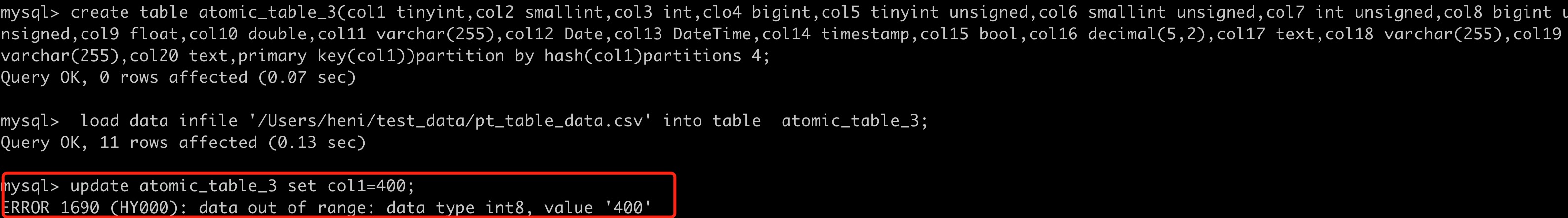[Bug]: If update is out of range in an explicit transaction, mo will be stoped · Issue #7880 ...