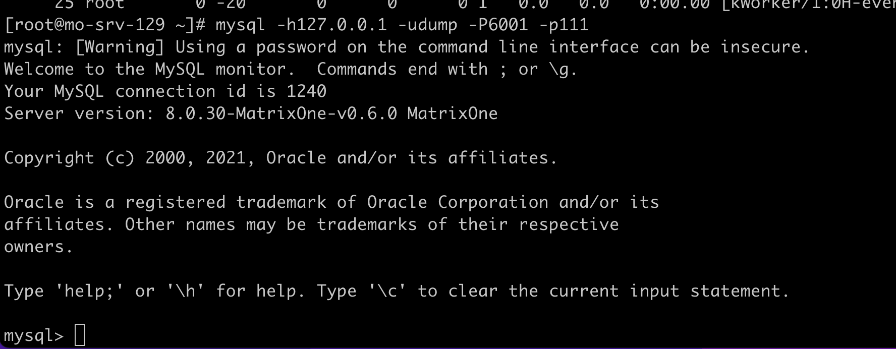 Bug Mo Load Local Big Data After More Than 5hours Can Not Connect 9155