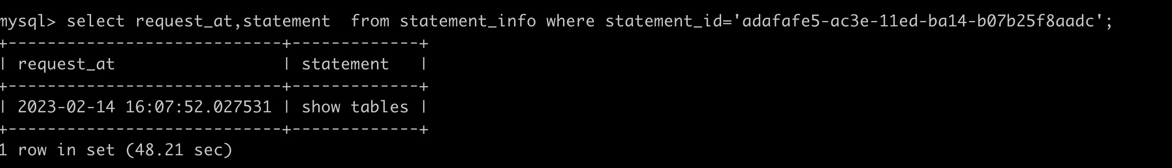[Bug]: point query on external table no significant improvement over 0.6.0 · Issue #7919 ...