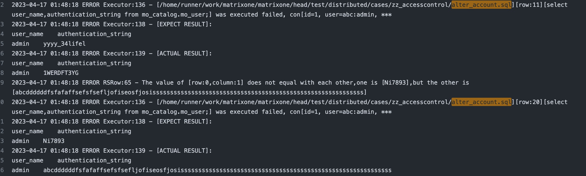 [Bug]: push mode：login account to view mo_ user password error · Issue #9022 · matrixorigin ...