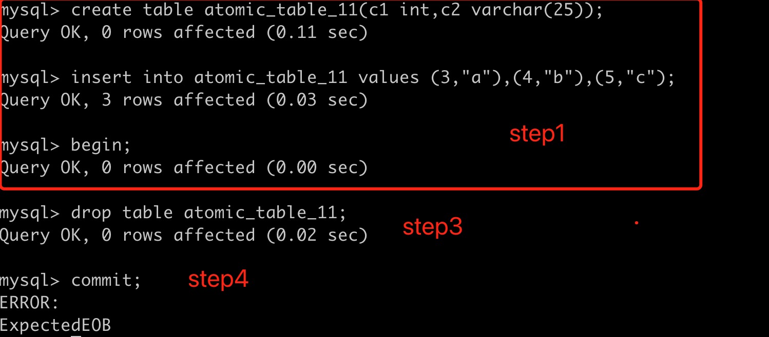 [Bug]: pessimistic transaction and rc mode: drop table should reported ...