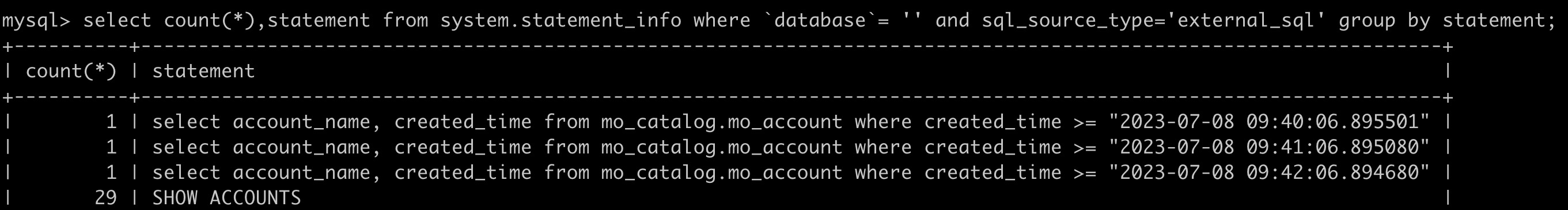 [Bug]: host and transaction_id etc fields in statement_info have empty string value · Issue ...
