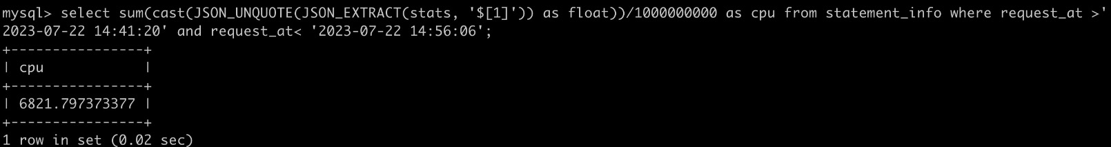[Bug]: CPU time and mem value statistics problem · Issue #10837 · matrixorigin/matrixone · GitHub