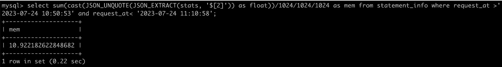 [Bug]: CPU time and mem value statistics problem · Issue #10837 · matrixorigin/matrixone · GitHub