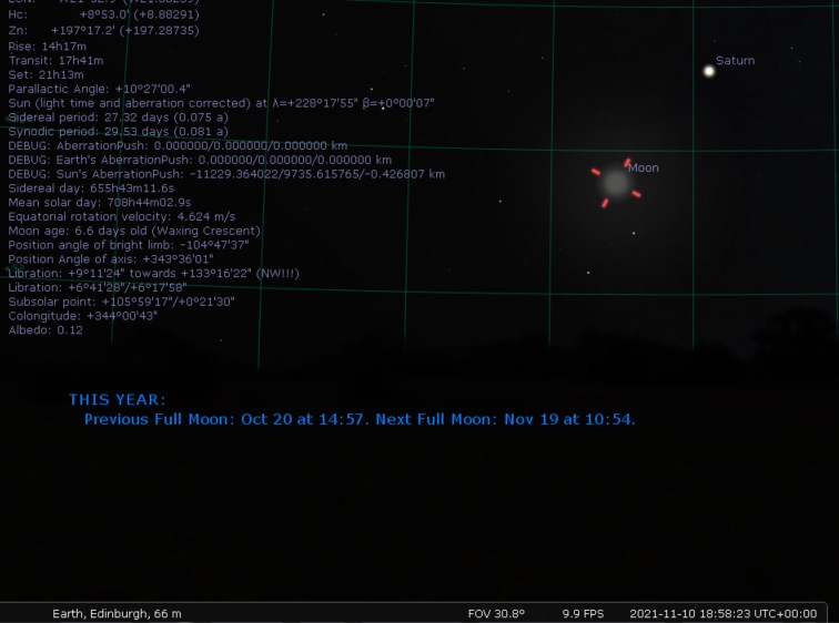 The OBSERVABILITY function doesn't work with the Moon · Issue #1929 · Stellarium/stellarium · GitHub