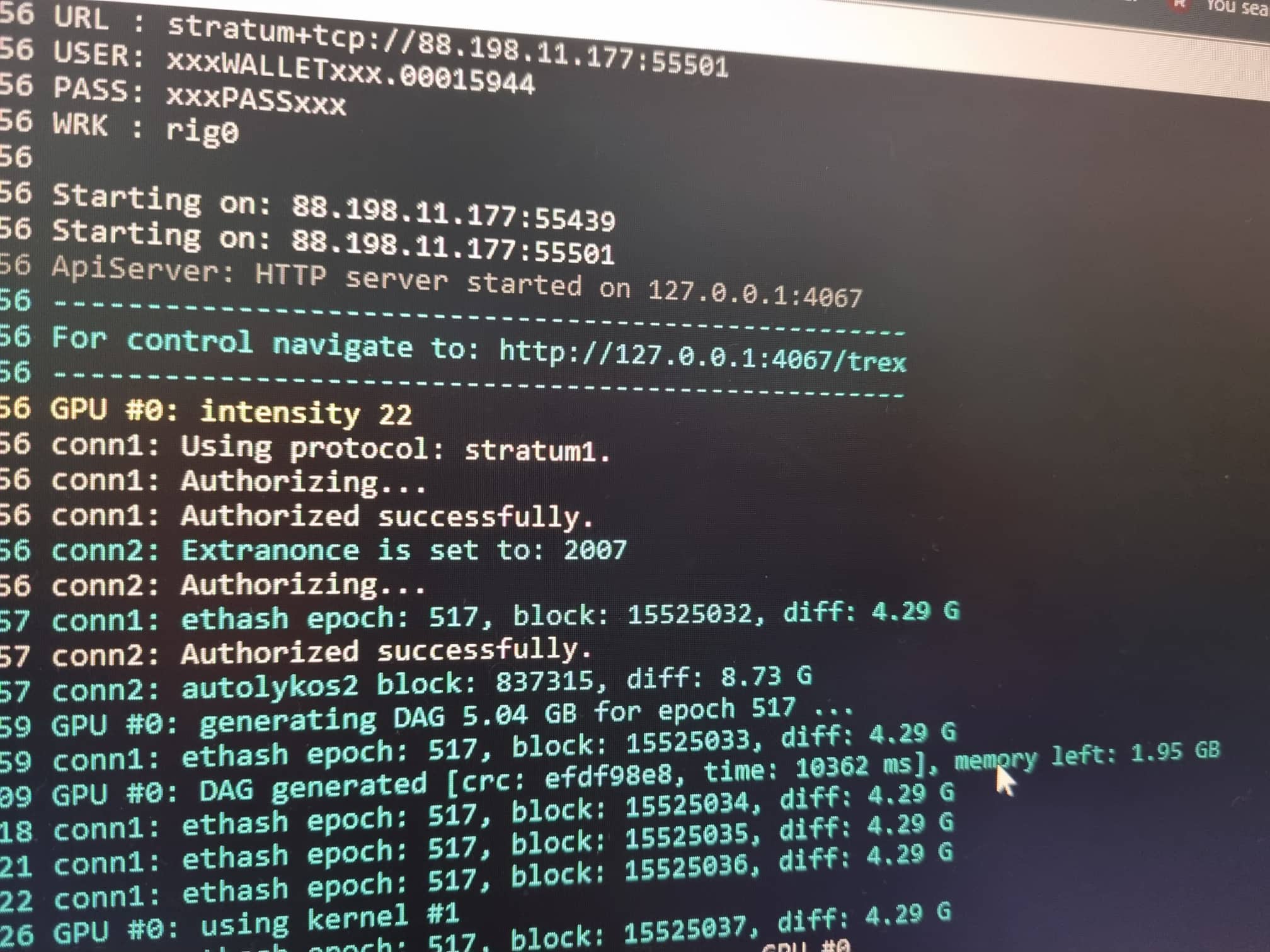 Dual mining not working on my Colorful BattleAx 3060ti LHR · Issue #1406 · trexminer/T-Rex · GitHub