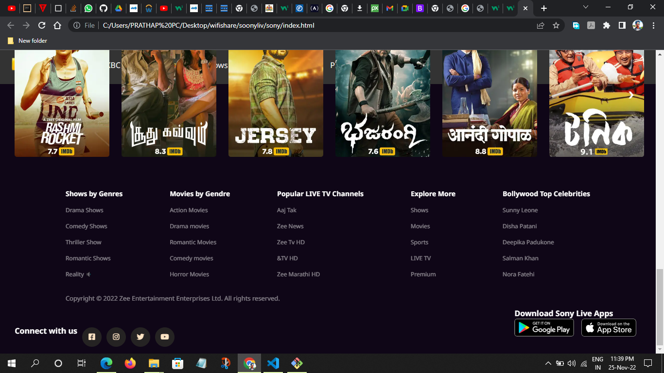 GitHub - Prathapelon/sony-clone: try to clone sony