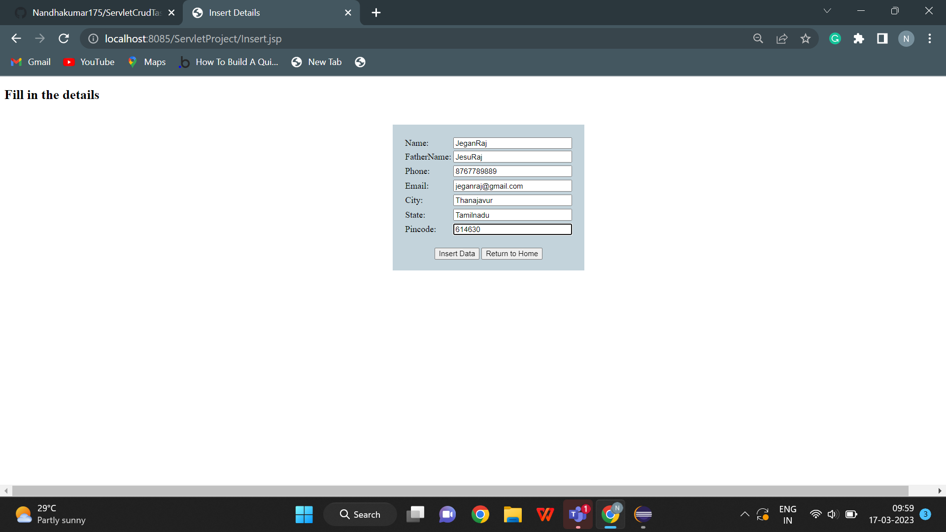 GitHub - Nandhakumar175/ServletCrudTask