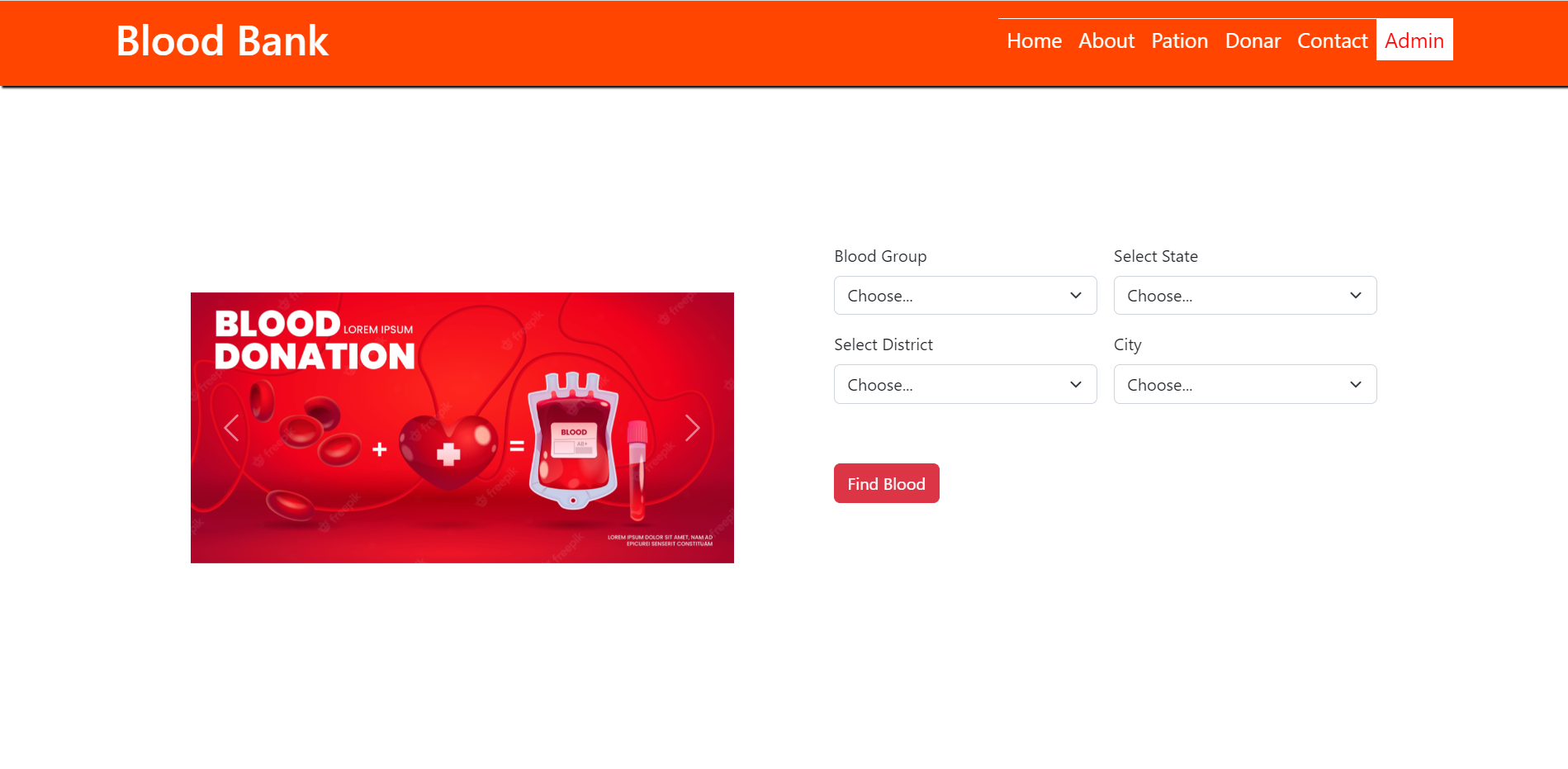 GitHub - vaibhavpawarcoder/Bloodbank