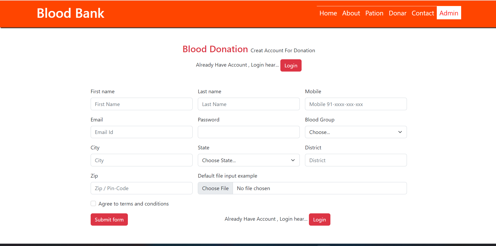 GitHub - vaibhavpawarcoder/Bloodbank
