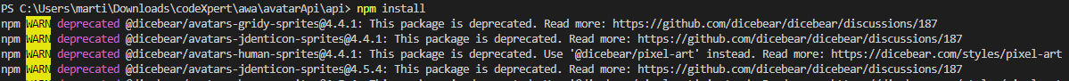 Cant Host The Api Without Docker · Issue 272 · Dicebeardicebear · Github