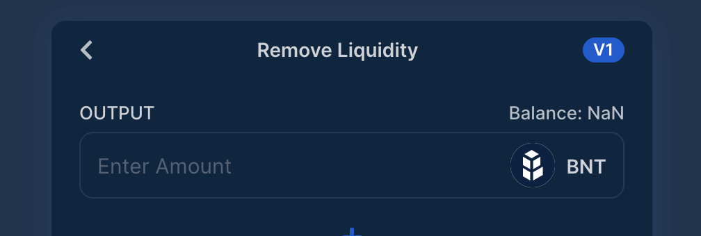 Remove liquidity - both input boxes show "output" · Issue #139 · bancorprotocol/webapp · GitHub