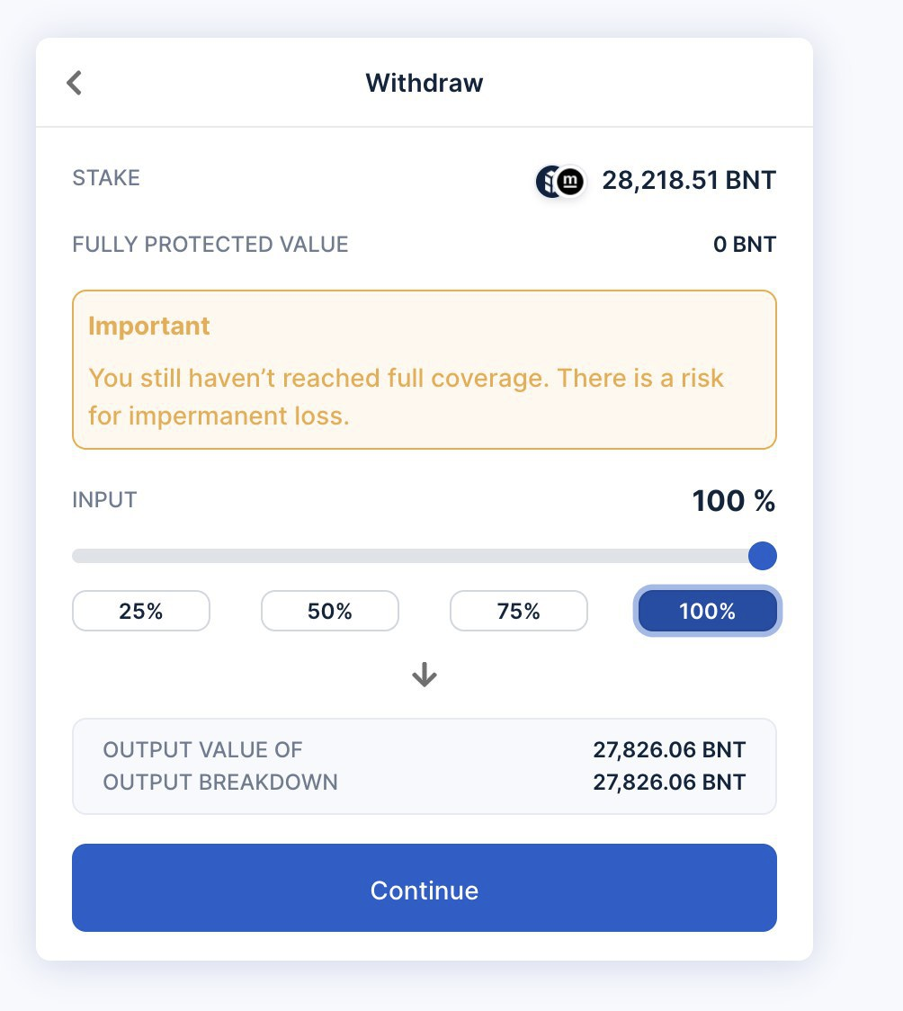 Single token removal - text change · Issue #360 · bancorprotocol/webapp · GitHub