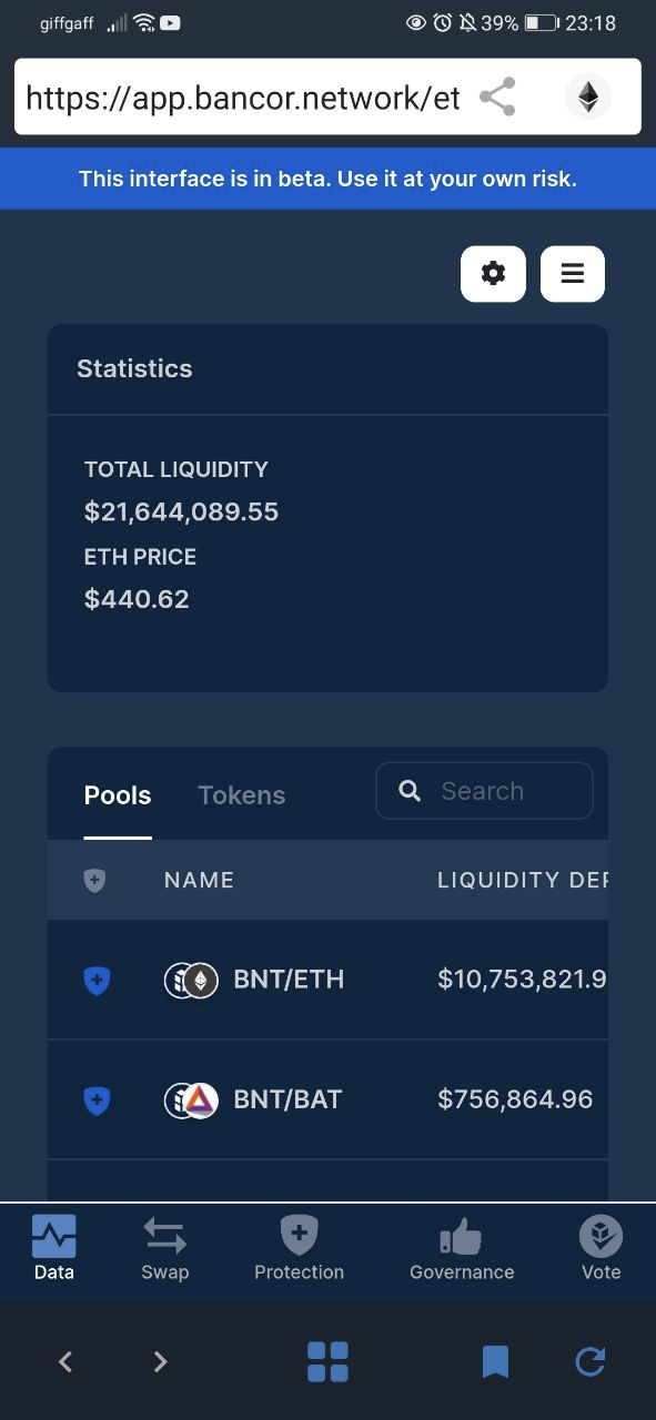 Data page occasionally shows completely off ETH price · Issue #403 · bancorprotocol/webapp · GitHub