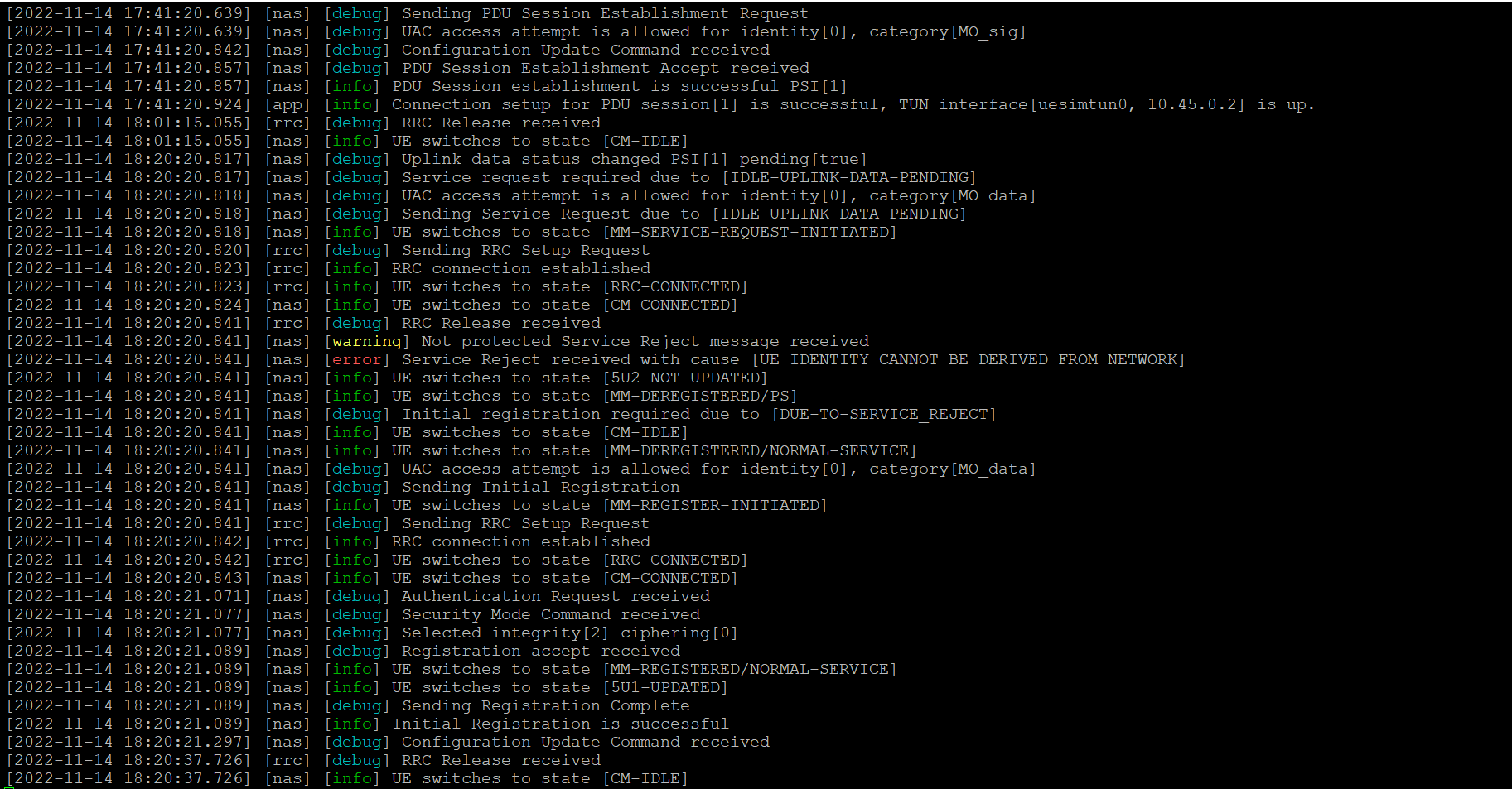 unable to run multiple UEs · open5gs open5gs · Discussion #1894 · GitHub