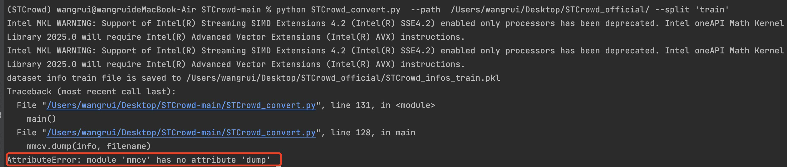 Module Mmcv Has No Attribute Dump Bug · Issue 2844 · Open Mmlabmmcv · Github
