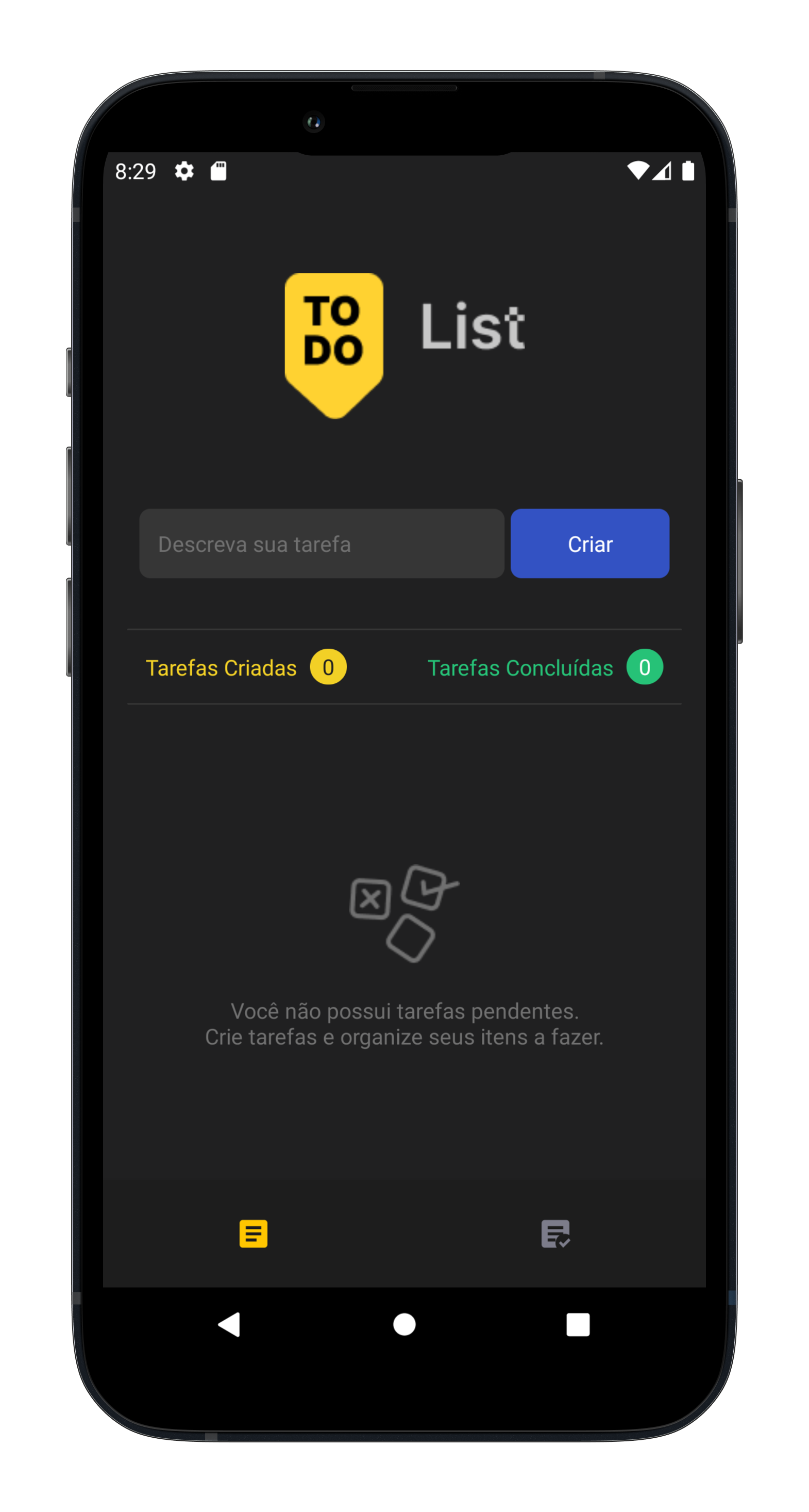 GitHub - heitorgandolfi/toDoList-mobile: Aplicativo mobile para gerenciamento de afazeres, no ...