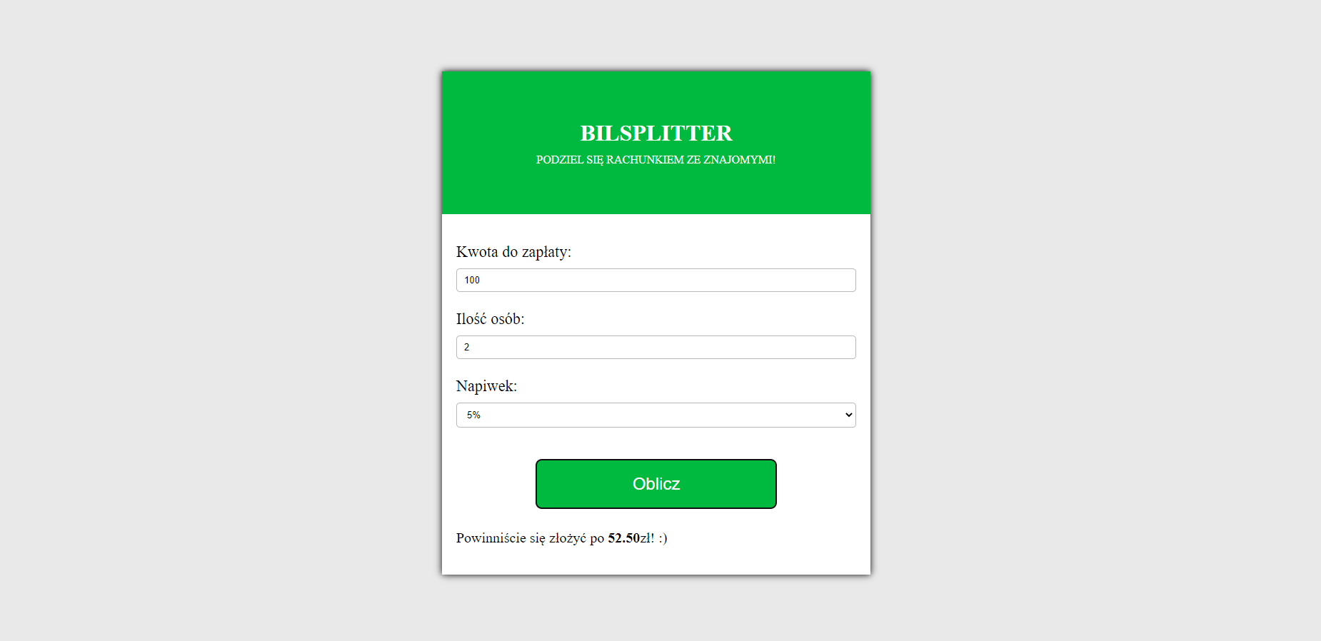 GitHub - Ttricio/04billSplitter-JavaScript