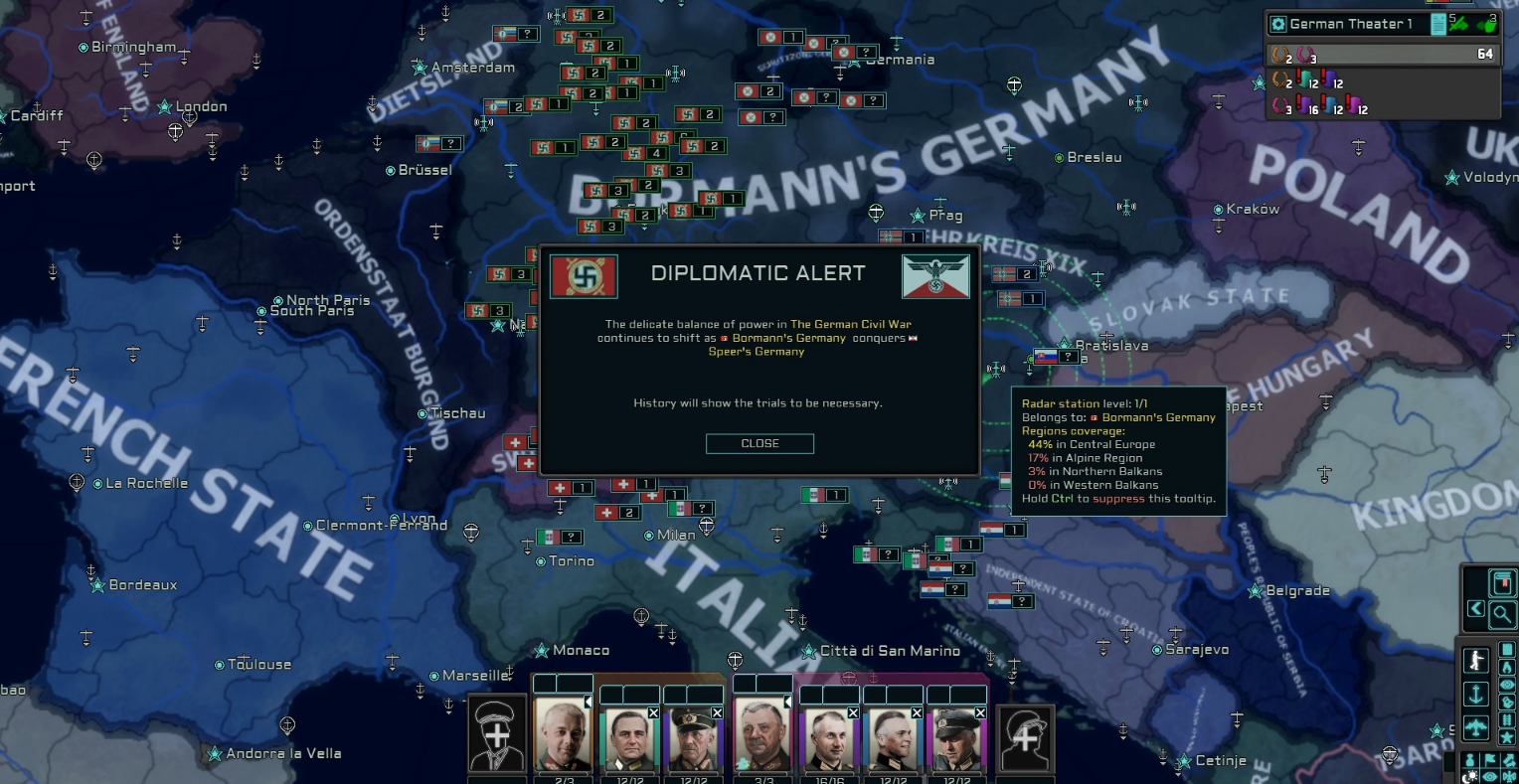 Bormann germany - get no event about annexing/tag switching to germania ...