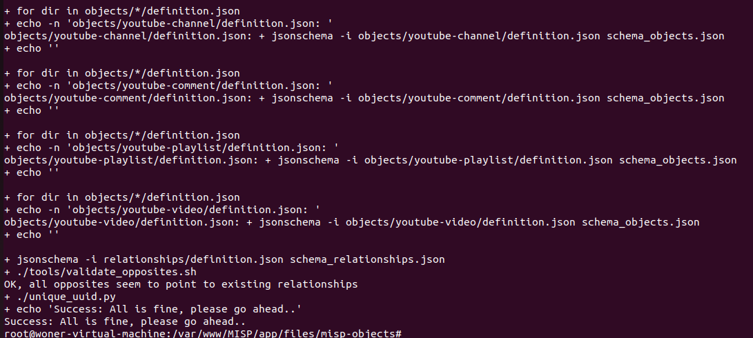 Error While Running The Custom Object Script Jqallthethingssh And Validateallsh 3681