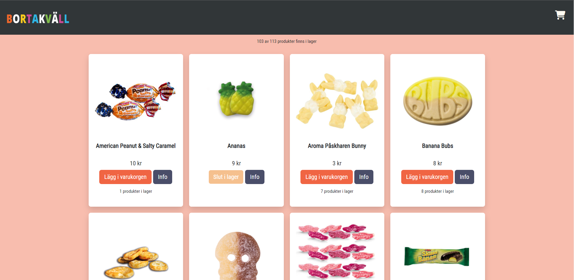 GitHub - Mabi-xD/bortakvall-webstore: School project