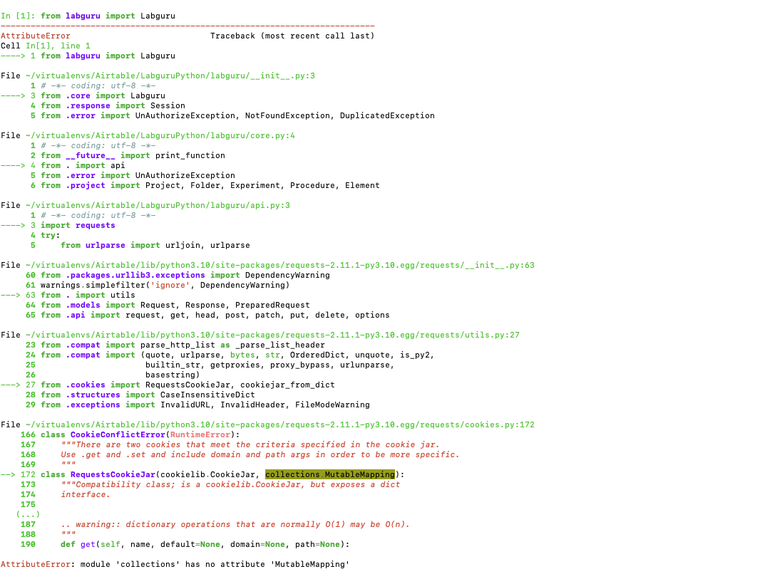 Cant import Labguru · Issue #13 · BioData/LabguruPython · GitHub