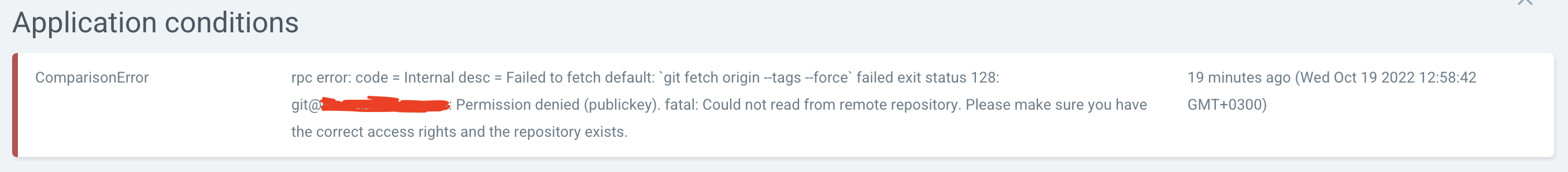Permission denied (publickey). fatal: Could not read from remote ...