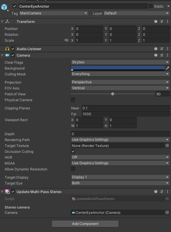 Oculus Quest 2 Apply to Mesh stereo not working · Issue #1292 · RenderHeads/UnityPlugin ...