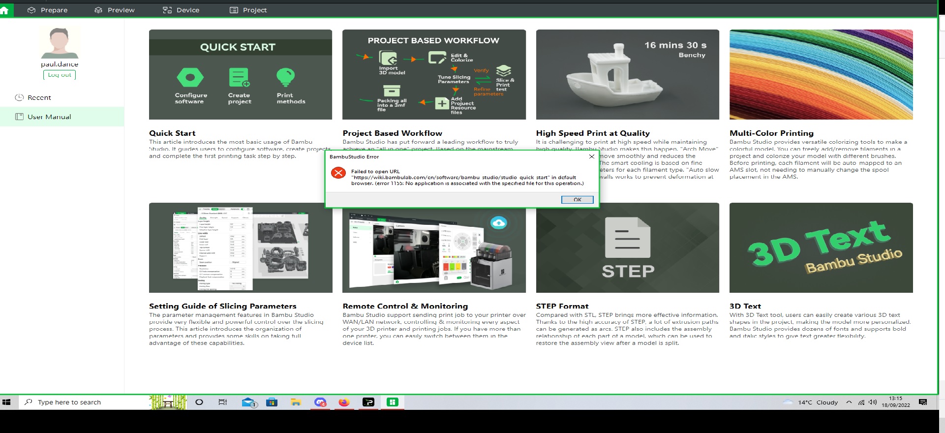 Bambu slicer bug on home screen · Issue #294 · bambulab/BambuStudio · GitHub