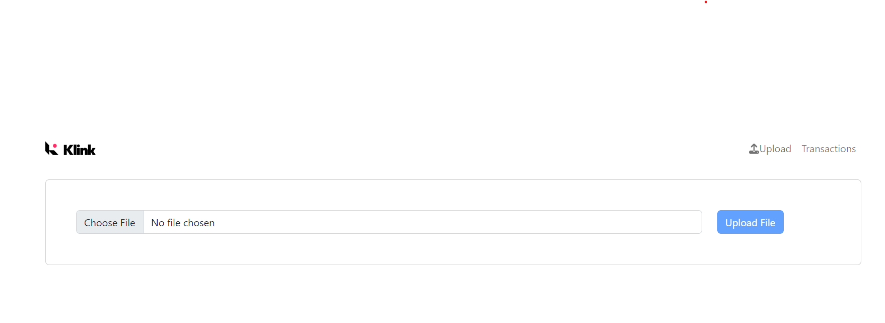 Github Dinaaz Codesklink Task App An Application That Allows You To Upload A Transaction Csv