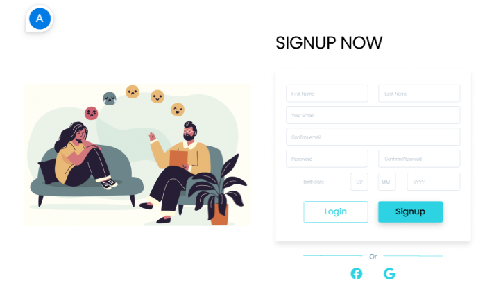 Sign up =>Sign up page + Sign up thanks · Issue #13 · Recoded-Spark ...