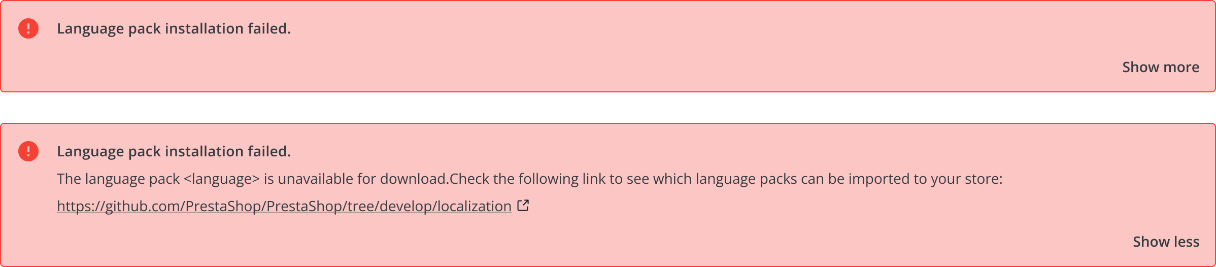 Display dropdown error message when language file is missing · Issue #32126 · PrestaShop ...