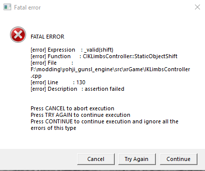 bugs for First Person Body Support (#1396) · Issue #1421 · OpenXRay/xray-16 · GitHub