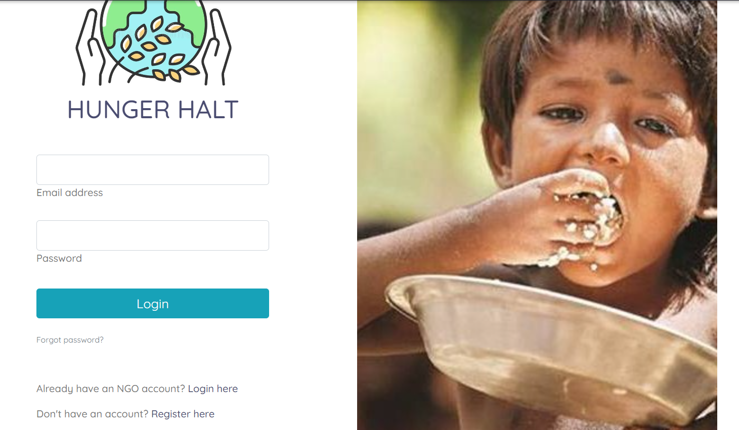 GitHub - nishaaannnt/Hunger-Halt-Project-0: A Project For Solution Challege 2023.