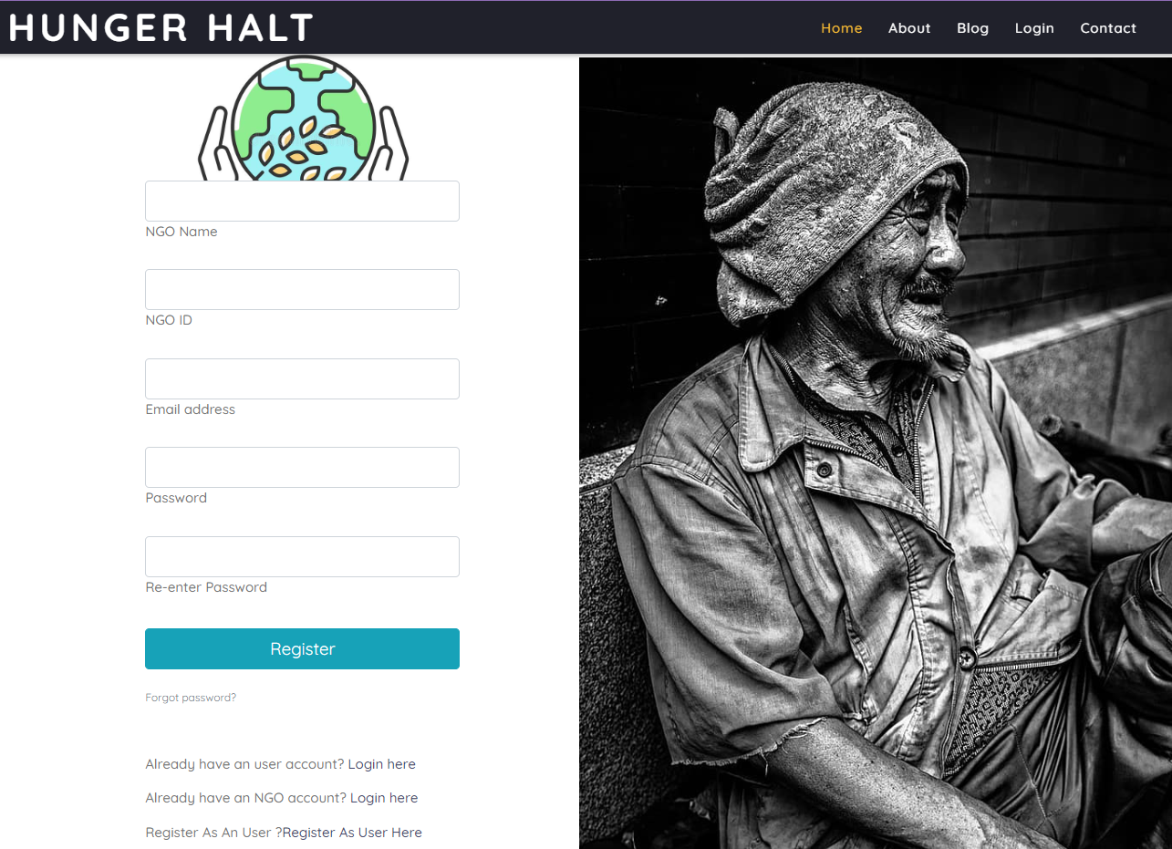 GitHub - JustTelescopic/Hunger-Halt-Project: A Project For Solution Challege 2023.