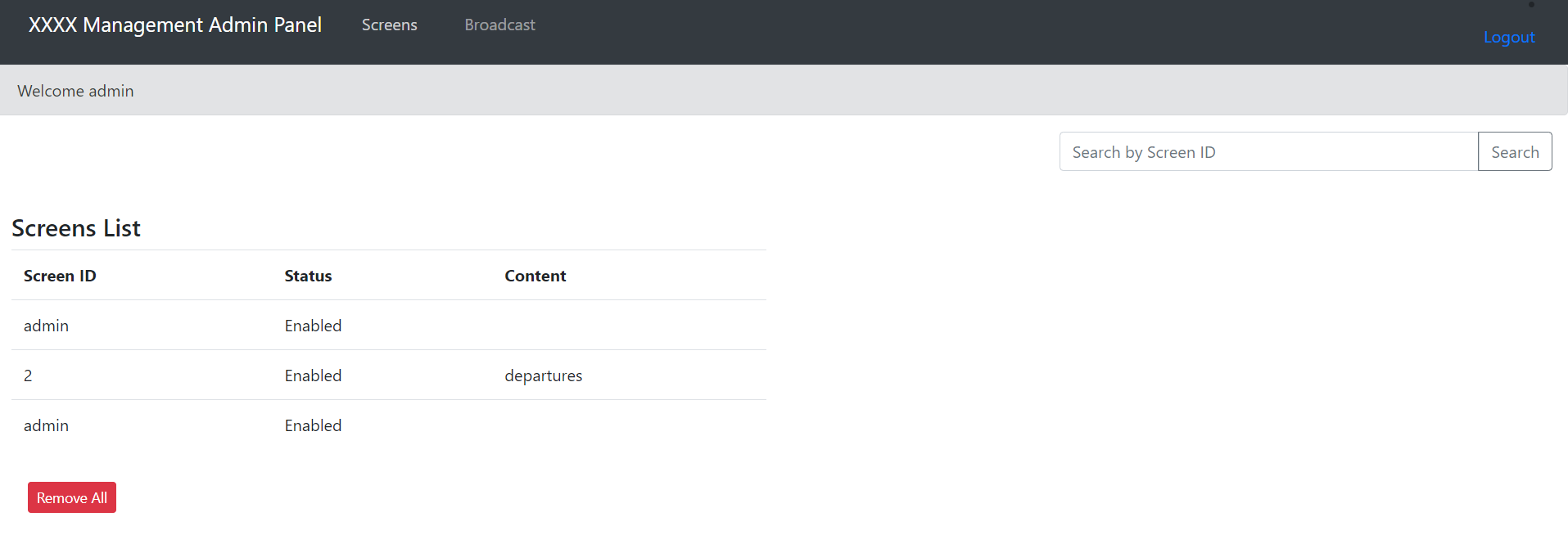 GitHub - bhishekarora/FIDS: Flight information display system