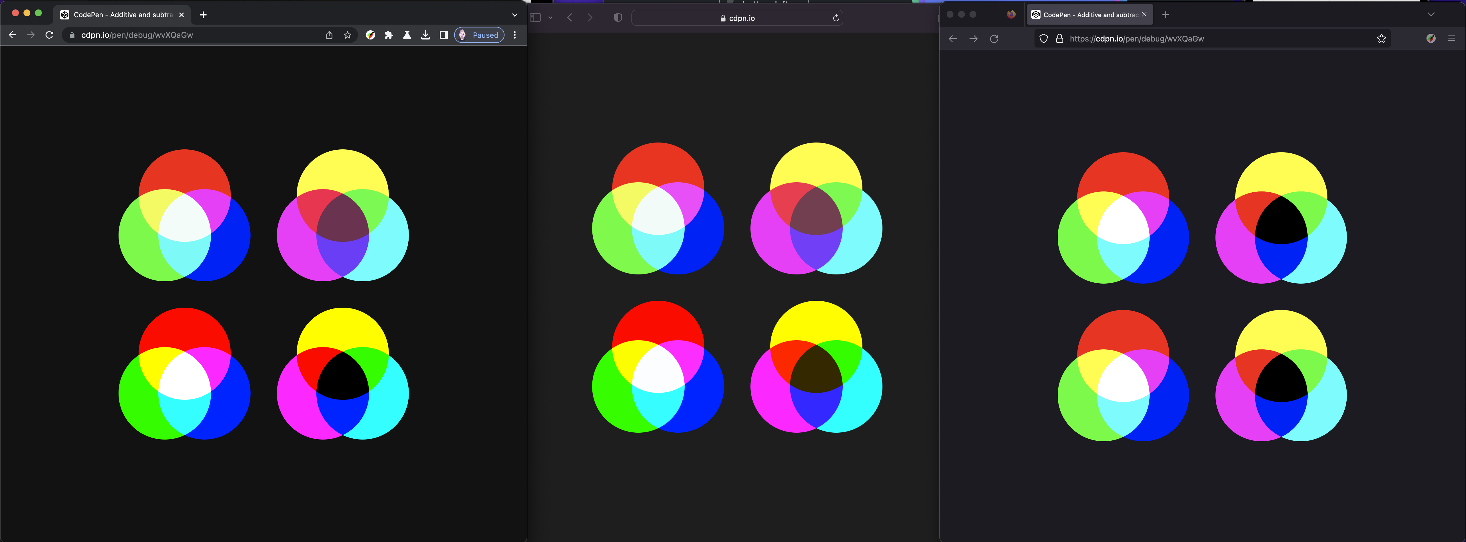blend-modes in sRGB not yielding black or white · Issue #8 · argyleink/hd-color-bugs · GitHub