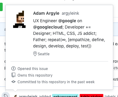 Metatip needs arrow pointing to which element it's showing info about · Issue #63 ...