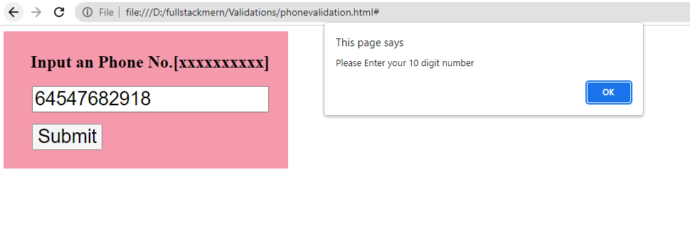 GitHub - SwapnaliUpadhye/ValidationJS.github.io